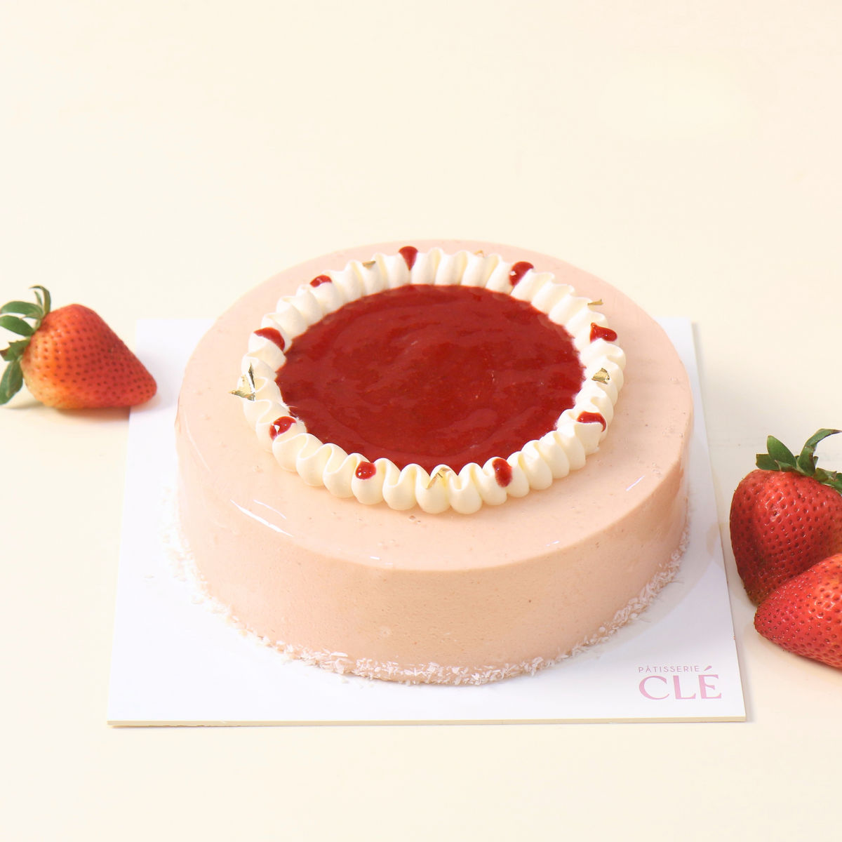 Earl Grey Strawberry | Birthday Cake in Singapore - Pâtisserie CLÉ ...